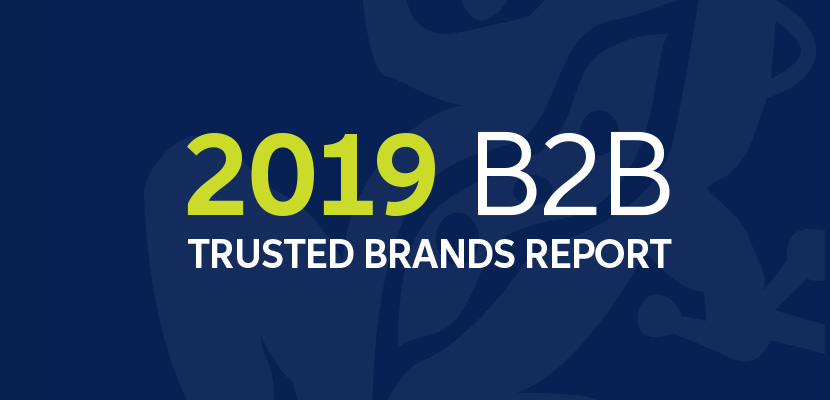 2019 B2B Trusted Brands Report | Sagefrog