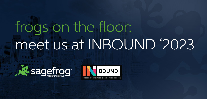 Frogs on the Floor: Meet Us at INBOUND 2023